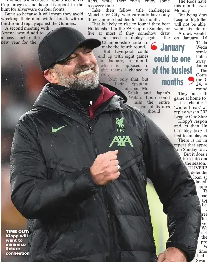 Busy Klopp could lose his mini-break - PressReader