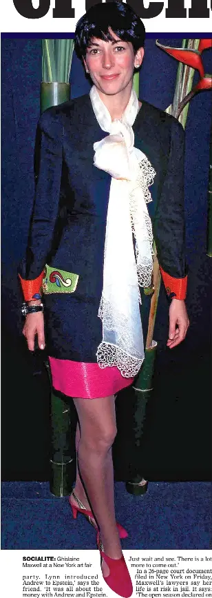 Ghislaine Maxwell - PressReader