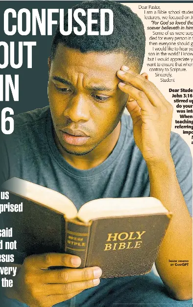 I’m confused about John 3:16 - PressReader