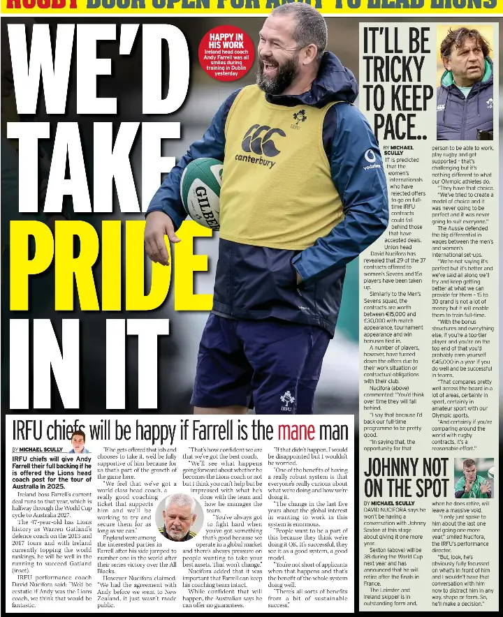 WE’D TAKE PRIDE IN IT mane man - PressReader