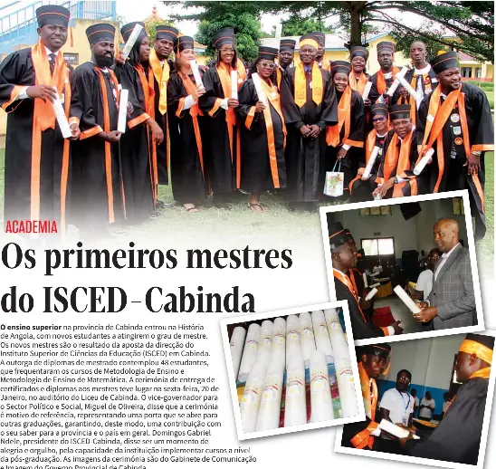 Os primeiros mestres do Isced-cabinda - PressReader