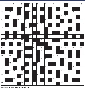 JUMBO CROSSWORD - PressReader