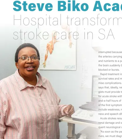 Steve Biko Academic Hospital transforms stroke care in SA - PressReader