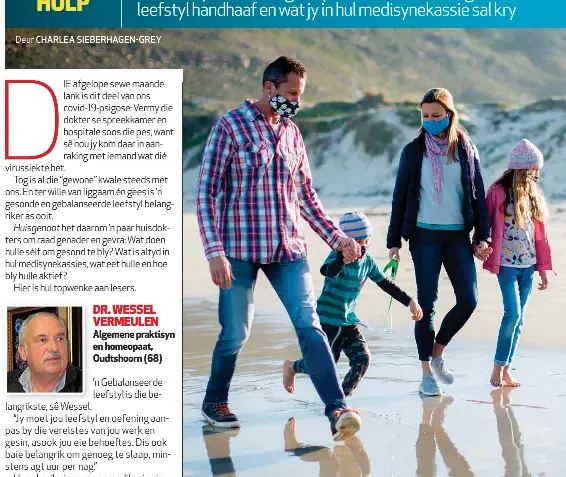 Dokters gee raad: So bly ons en ons gesinne gesond - PressReader