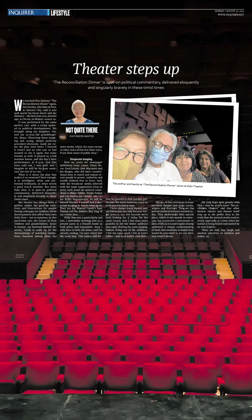 Theater steps up - PressReader