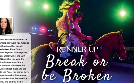 RUNNER UP Break or be Broken - PressReader