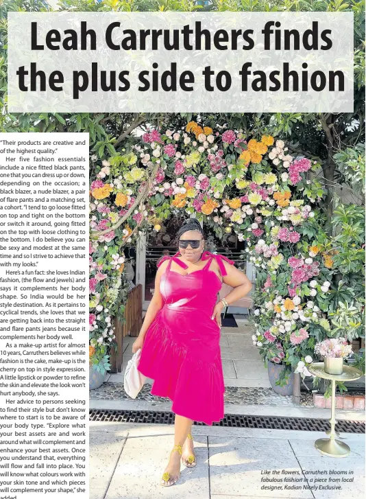 Leah Carruthers finds the plus side to fashion - PressReader