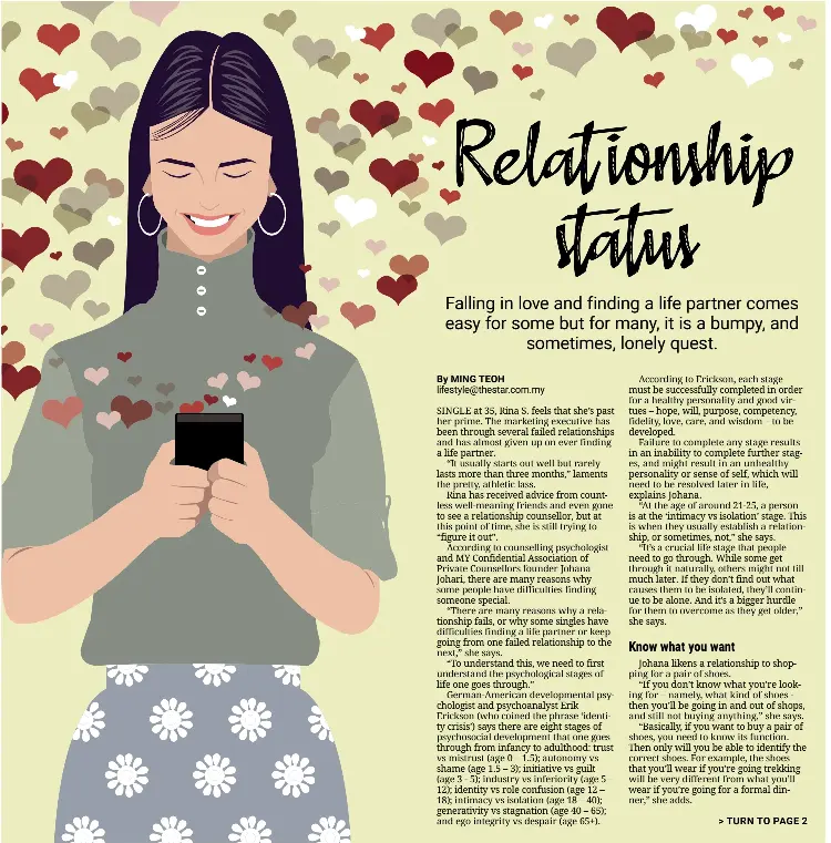 Relationsh­ip Status - PressReader