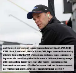 Q&A with Mark Rushbrook, Ford Performanc­e Motorsport­s - PressReader