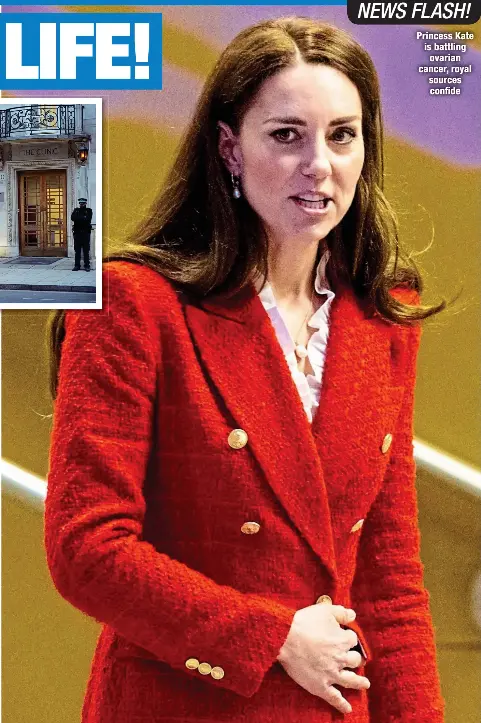 KATE’S FIGHTING FOR Rushed into surgery for cancer nightmare - PressReader