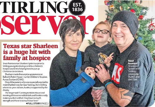 Texas star Sharleen is a huge hit with family at hospice - PressReader