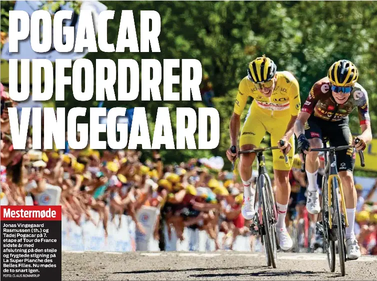 POGACAR UDFORDRER VINGEGAARD - PressReader