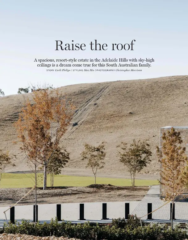 Raise the Roof Sweeping ceilings and stone-clad walls in the Barossa. - PressReader