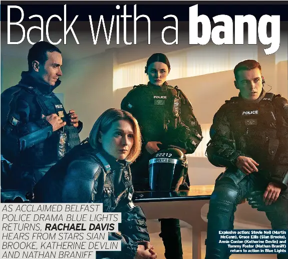 AS ACCLAIMED BELFAST POLICE DRAMA BLUE LIGHTS RETURNS, HEARS FROM STARS SIAN BROOKE, KATHERINE ...