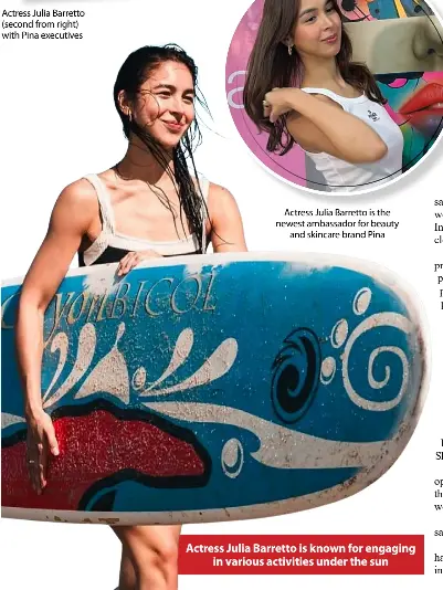 Julia Barretto lathers up success as ‘Pina’ beauty - PressReader