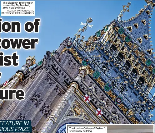 Restoratio­n of Big Ben tower on shortlist for major architectu­re award - PressReader