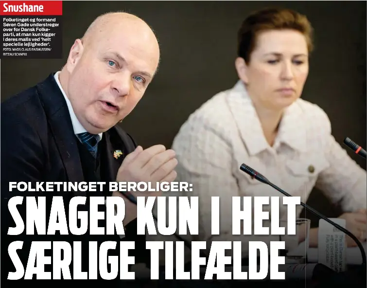 SNAGER KUN I HELT SÆRLIGE TILFÆLDE - PressReader