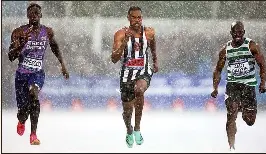 Sprinter Hughes is lightning-fast as he thrives in rain - PressReader
