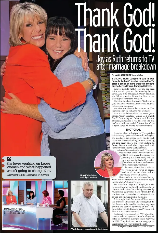 Thank God! Thank God! - PressReader