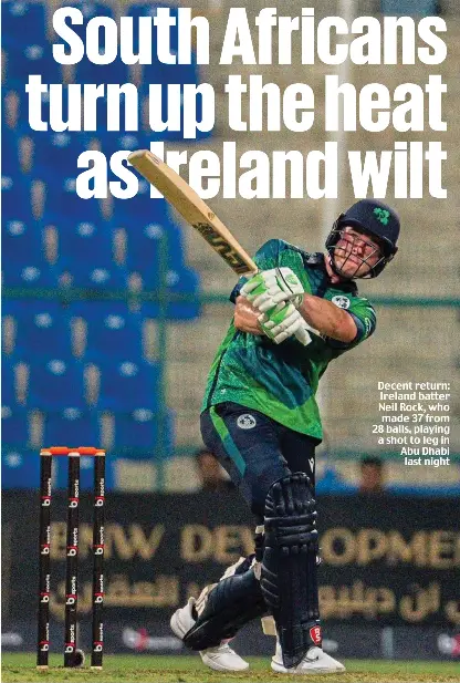 South Africans turn up the heat as Ireland wilt - PressReader