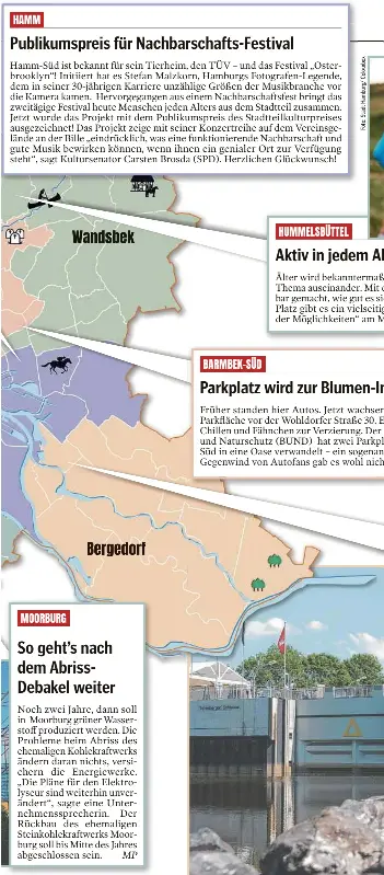 Parkplatz wird zur Blumen-Insel - PressReader