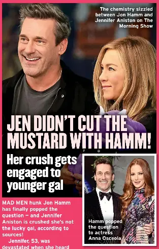 JEN DIDN’T CUT THE MUSTARD WITH HAMM! - PressReader