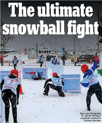 The ultimate snowball fight - PressReader