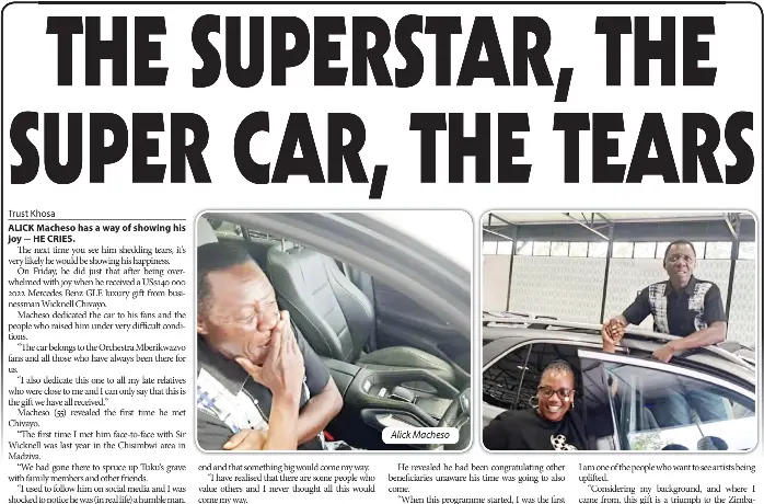 THE SUPERSTAR, THE SUPER CAR, THE TEARS - PressReader