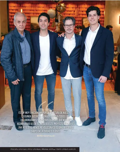 JUAN CARLOS GARCÍA Y PATO CASTILLO abren nueva sucursal de Kali ...