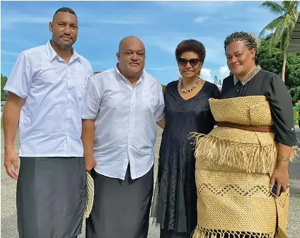 Savenaca Leads Cortege of Ratu Epeli to Taveuni - PressReader