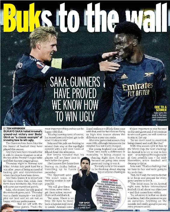 Buks to the wall - PressReader