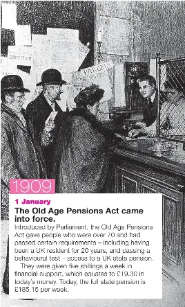 The Old Age Pensions Act came into force. - PressReader