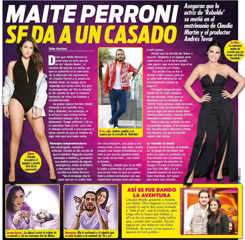 MAITE PERRONI SE DA A UN CASADO - PressReader