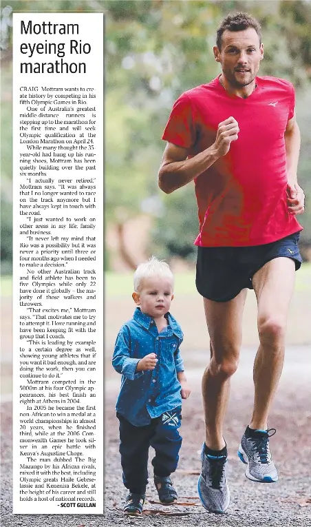 Mottram eyeing Rio marathon - PressReader