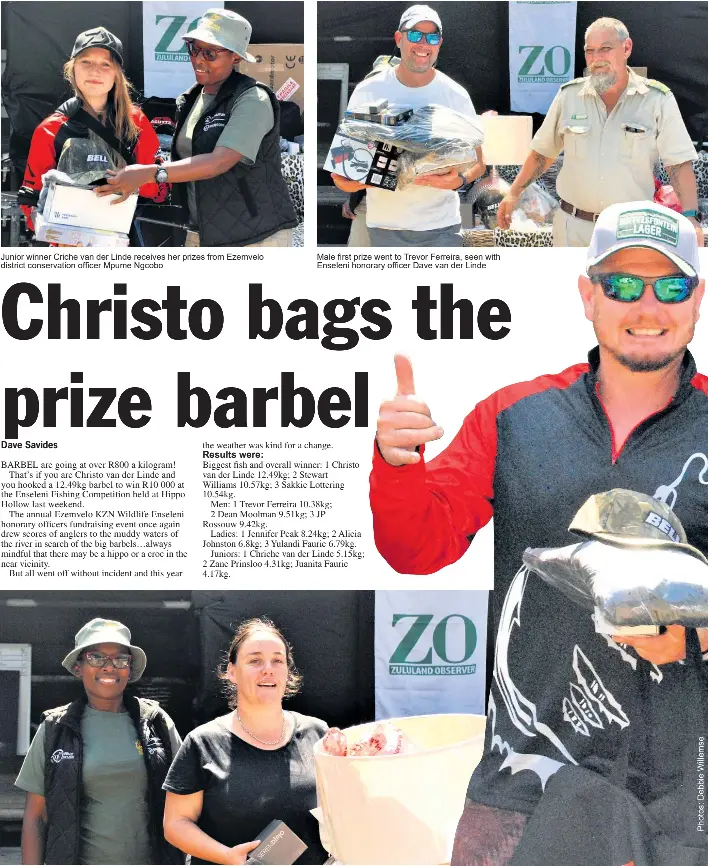 Christo bags the prize barbel - PressReader