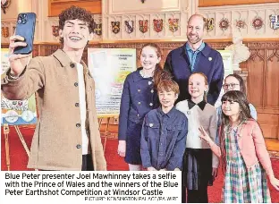 Prince meets with Blue Peter Earthshot winners - PressReader