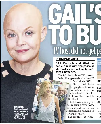 Gail’s ashes to bust fear - PressReader