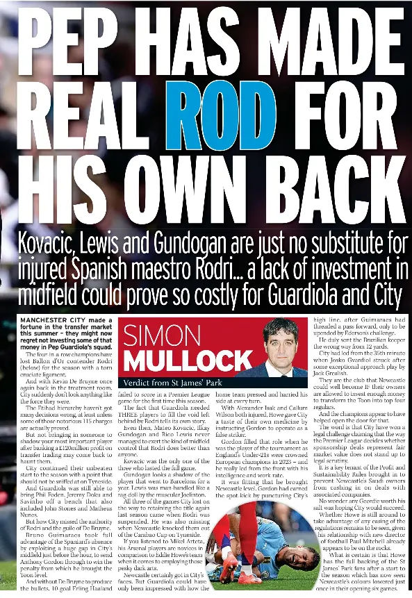 PEP HAS MADE REAL ROD FOR HIS OWN BACK - PressReader