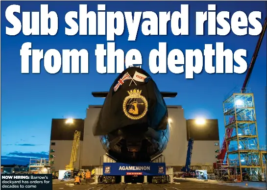 Sub shipyard rises from the depths - PressReader
