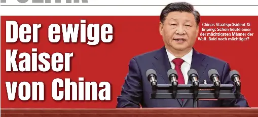 Der ewige Kaiser von China - PressReader