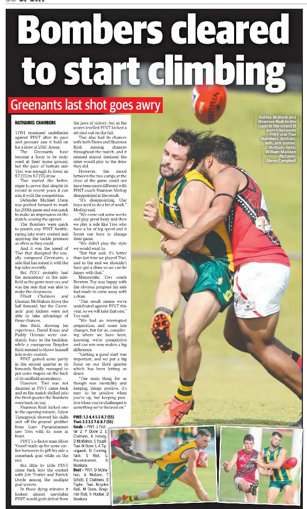 Bombers cleared to start climbing - PressReader