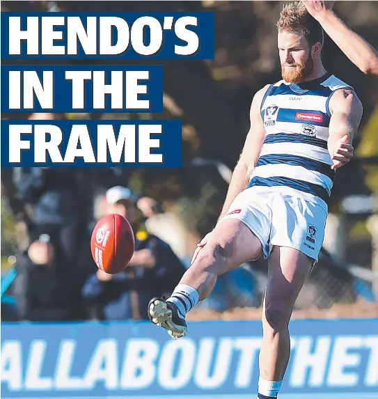 HENDO’S IN THE FRAME - PressReader