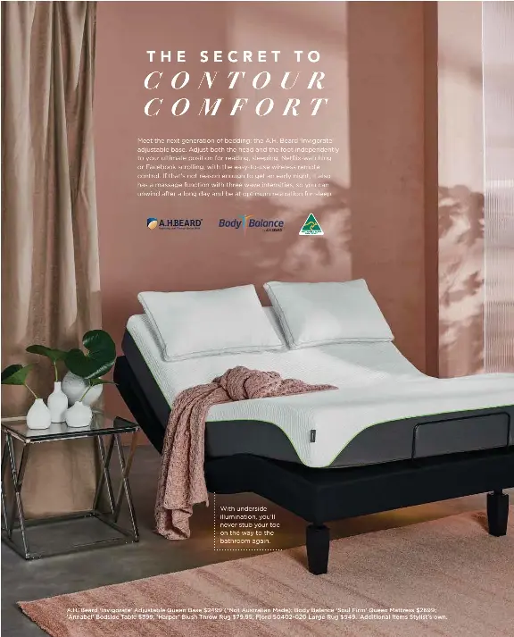 THE SECRET TO CONTOUR COMFORT - PressReader