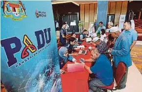 9.24 juta sudah daftar PADU - PressReader