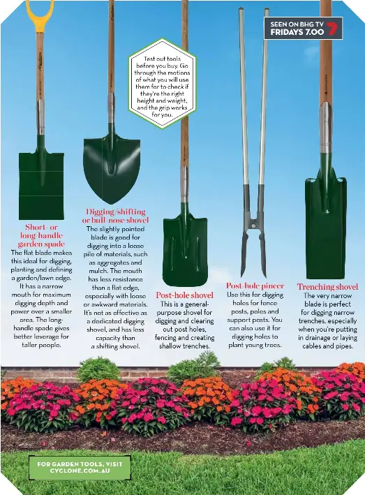 The right digging tools for any job - PressReader