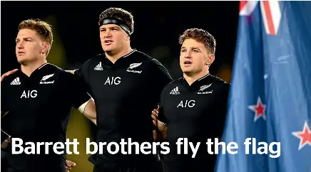 Barrett brothers fly the flag - PressReader