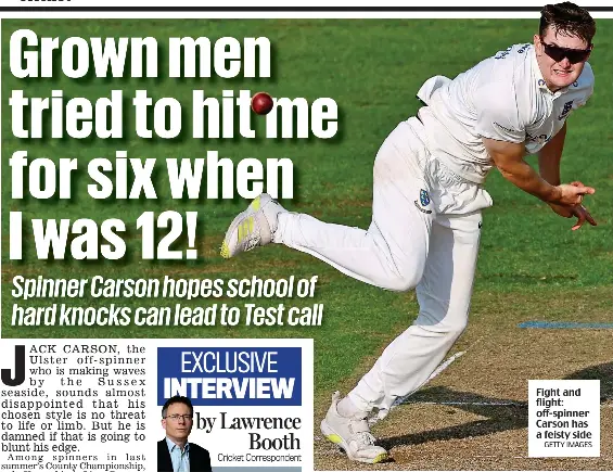 Grown men tried to hit me for six when I was 12! - PressReader
