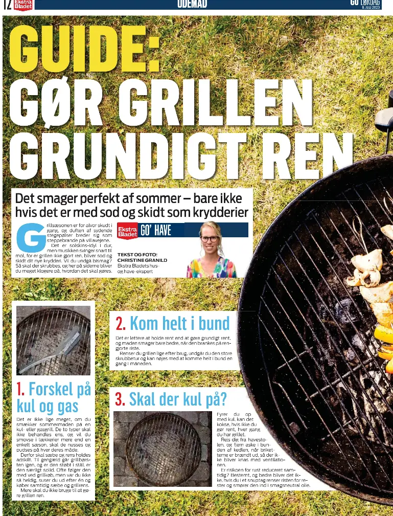 GUIDE: GØR GRILLEN GRUNDIGT REN - PressReader