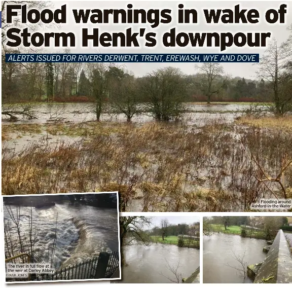 Flood warnings in wake of Storm Henk’s downpour - PressReader