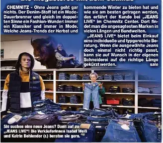 Modetrends von „JEANS LIVE Die Megastores mit dem Cadillac“ - PressReader